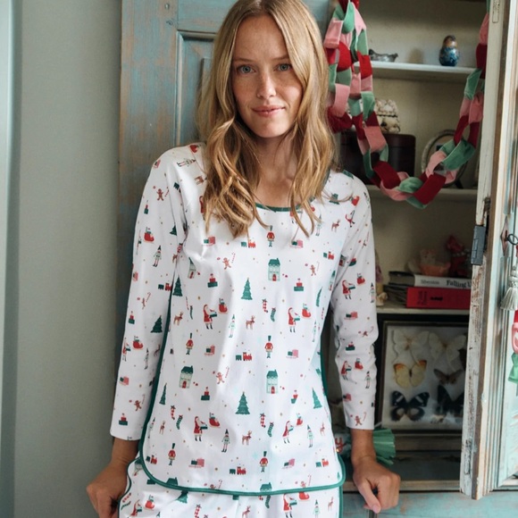 LAKE | Intimates & Sleepwear | Lake Pajamas X Meri Meri Holly Jolly ...